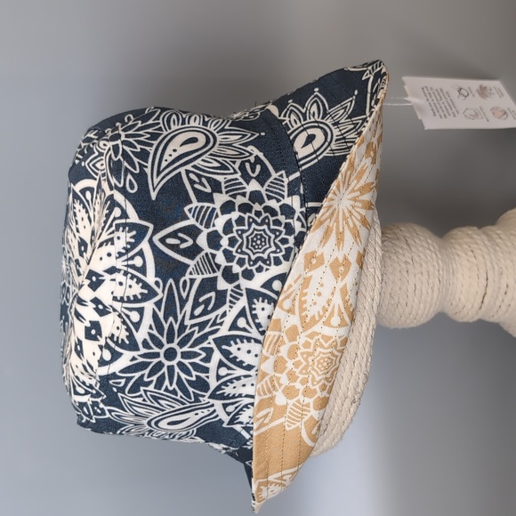 Lotus and Luna | Accessories | Reversible Bucket Hat Blue Or Buttery ...